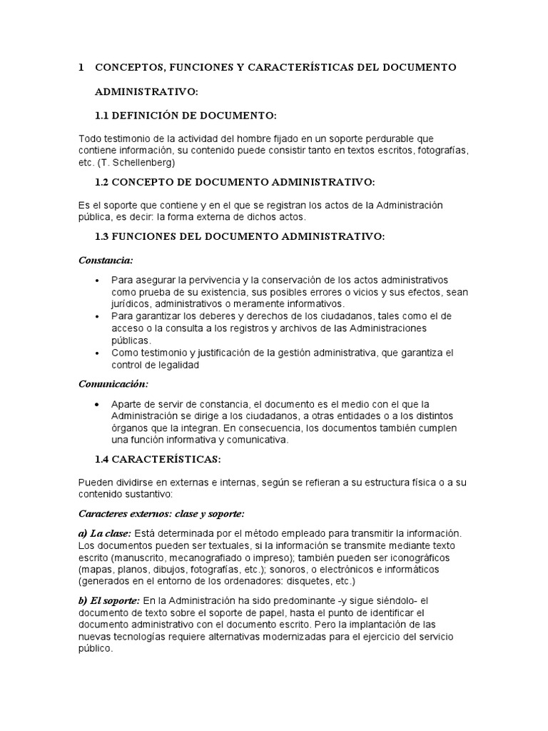 Documentos Administrativos | Descargar gratis PDF | Documento