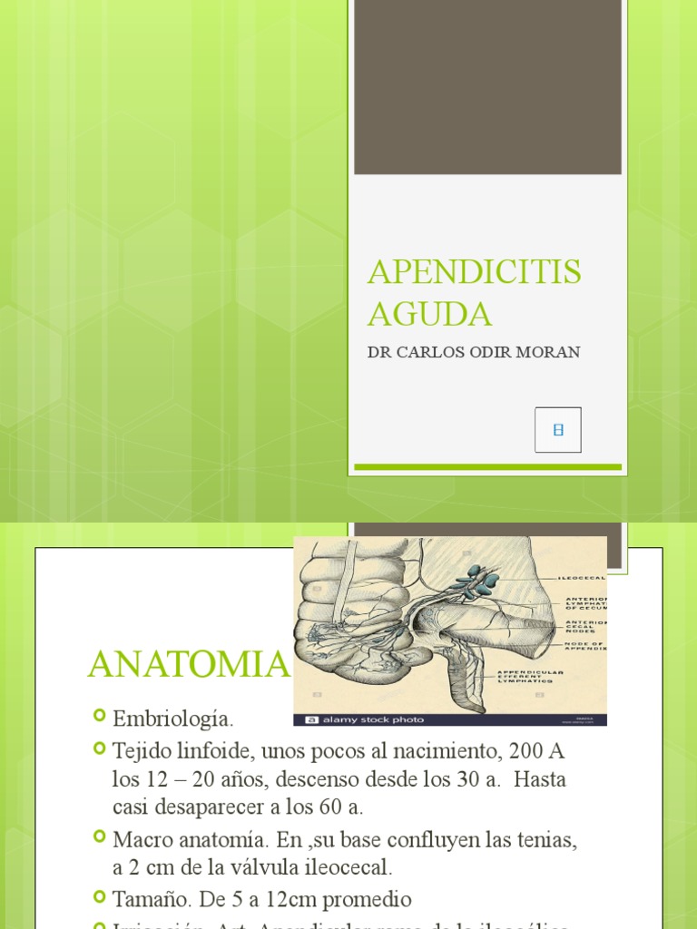 Apendicitis Aguda | PDF | Especialidades Medicas | Medicina CLINICA