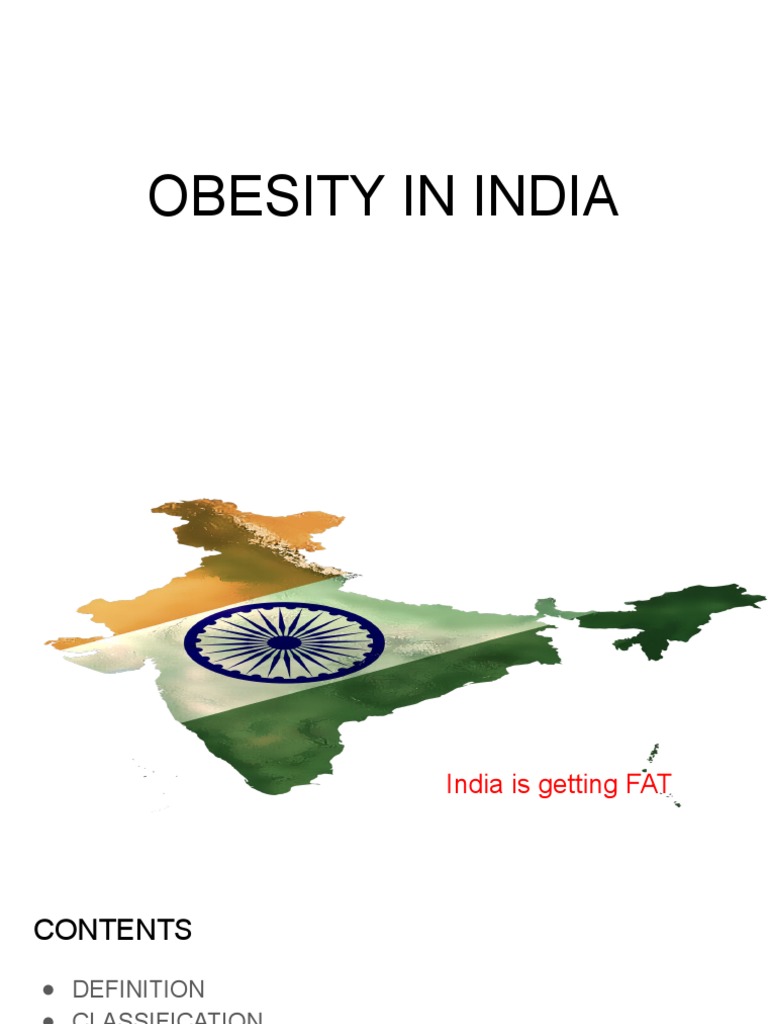 Obesity In India Pdf Obesity Body Mass Index