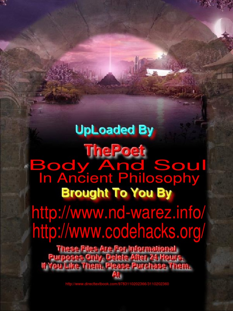 Body and Soul in Ancient Philosophy 18 | PDF | Soul | Plato