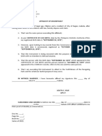 Affidavit of Low Income | PDF