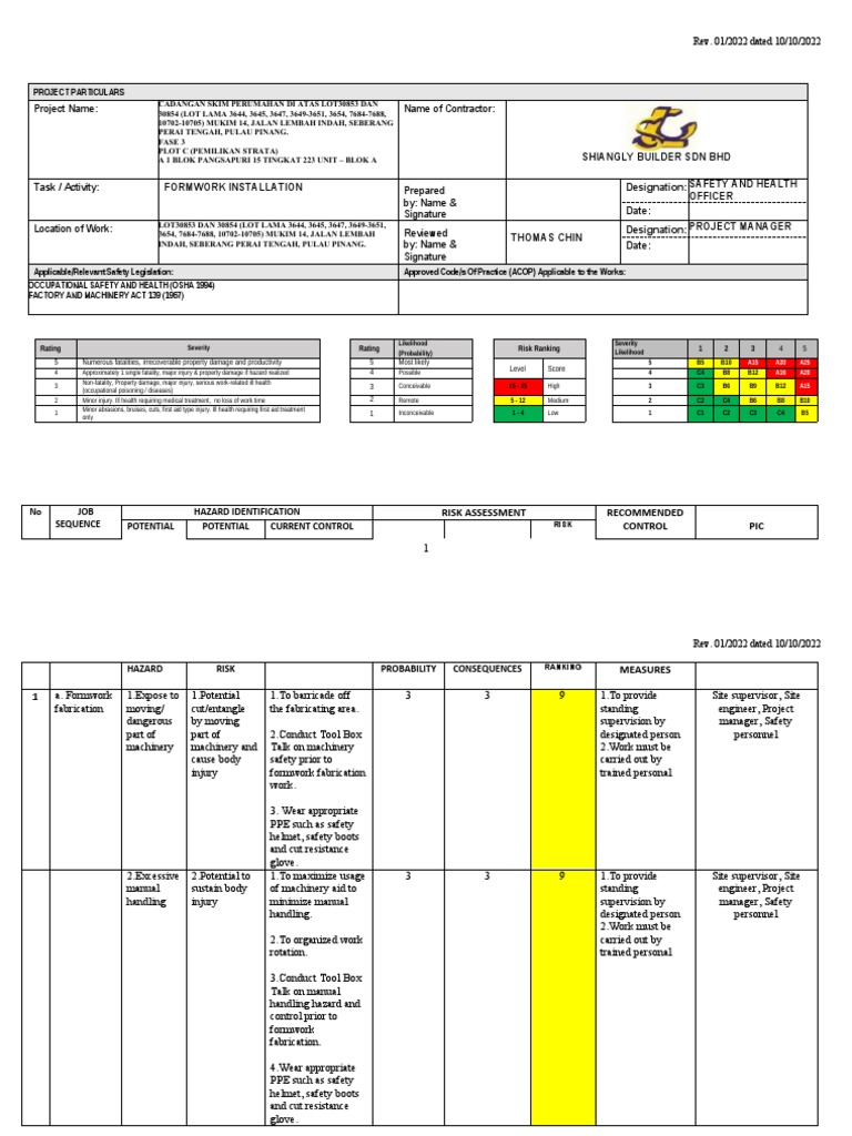 ROY Hirarc Formwork | PDF