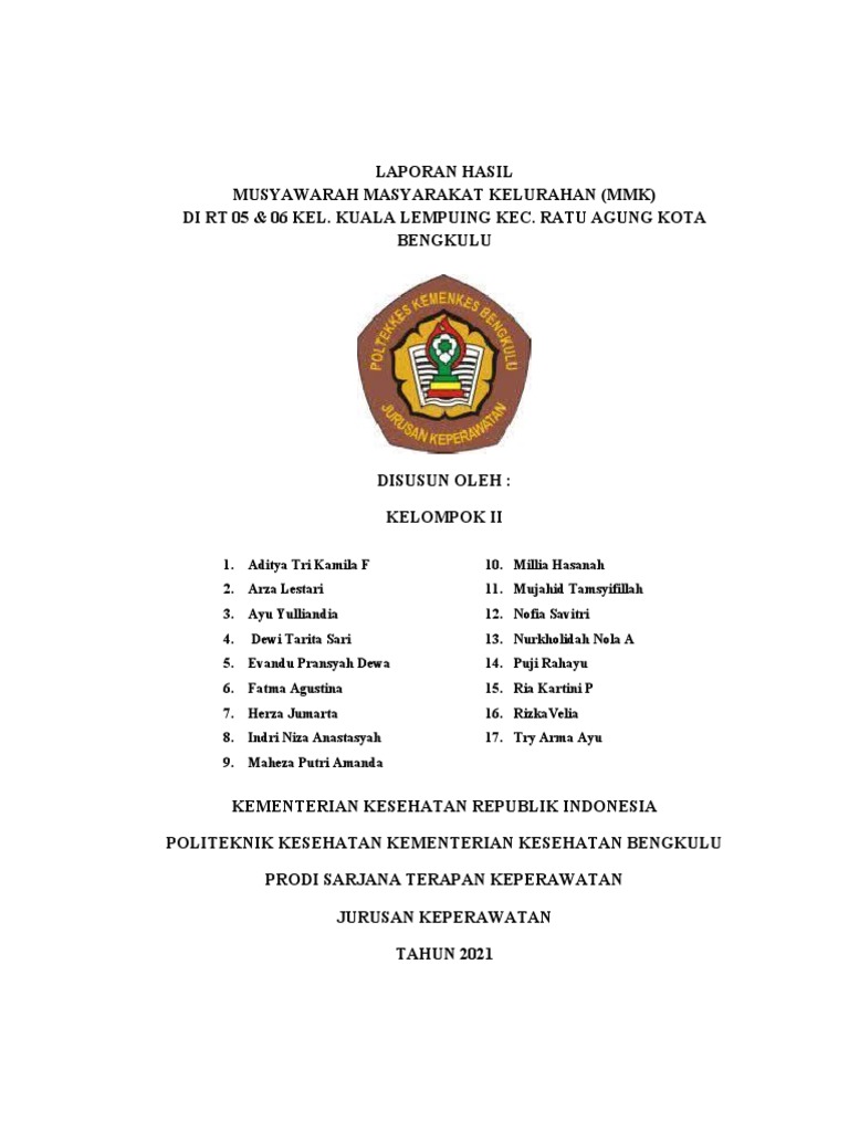 Laporan Hasil (MMK 1) Fixx | PDF