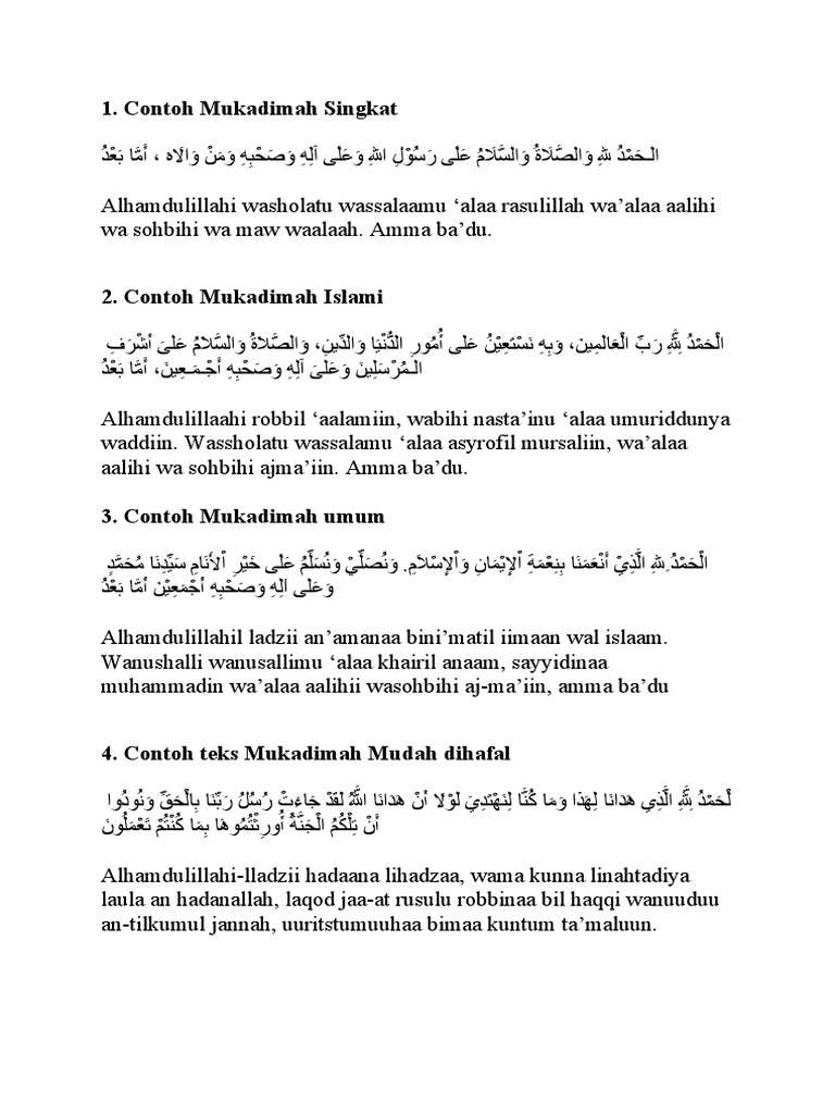 MUKADIMAH | PDF