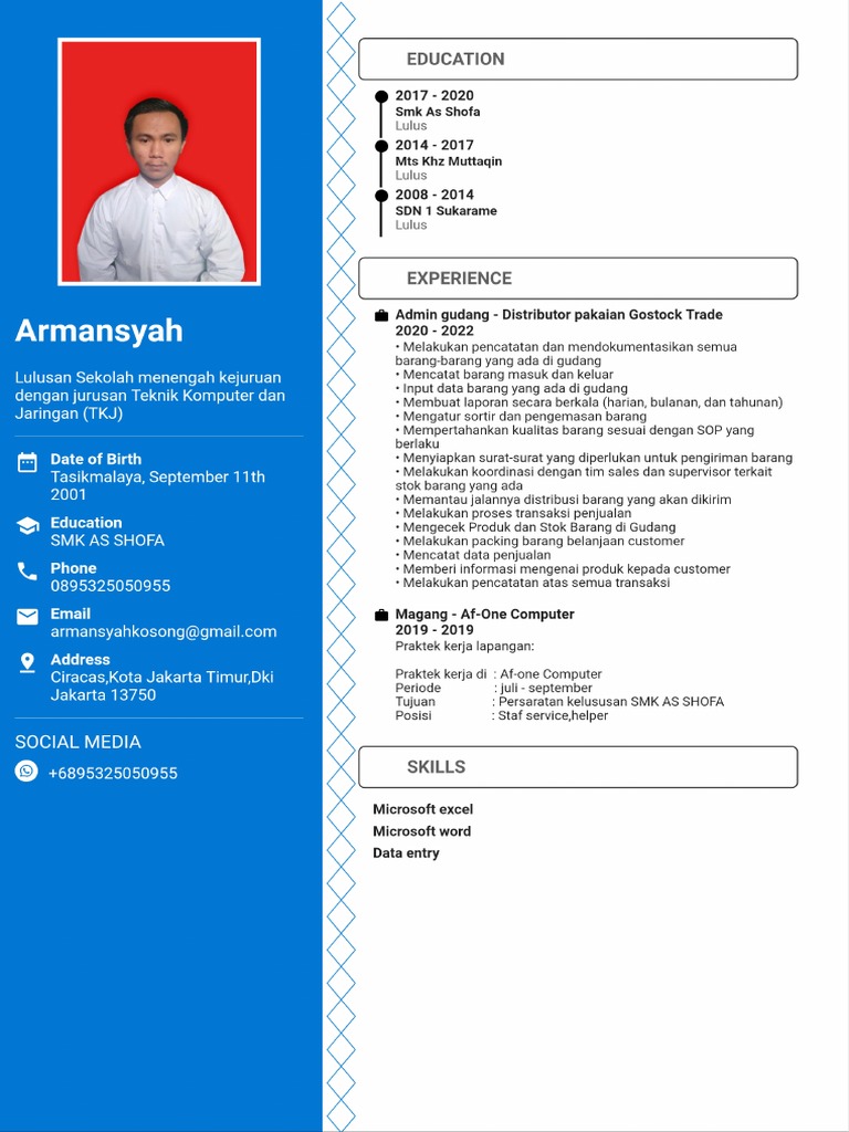 CV Armansyah | PDF