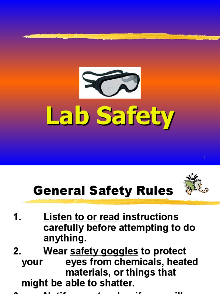 Lab Safety | PDF | Laboratories