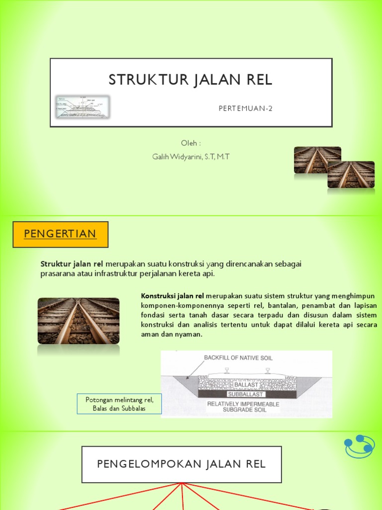 Klasifikasi Struktur Jalan Rel Kereta | PDF