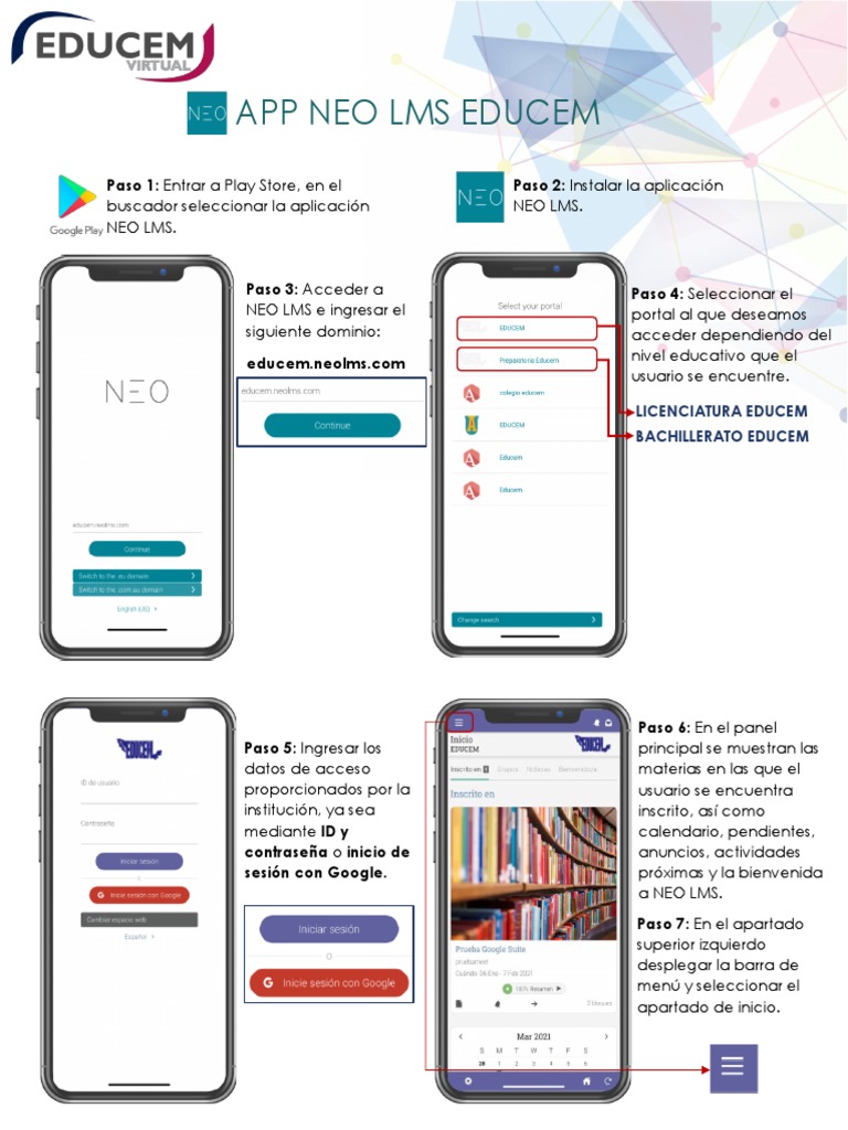Manual de Usuario Neo App Android | PDF