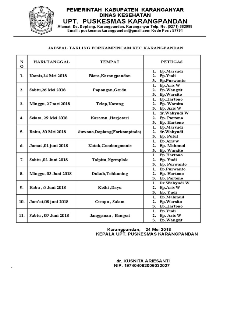 Jadwal Tarling | PDF
