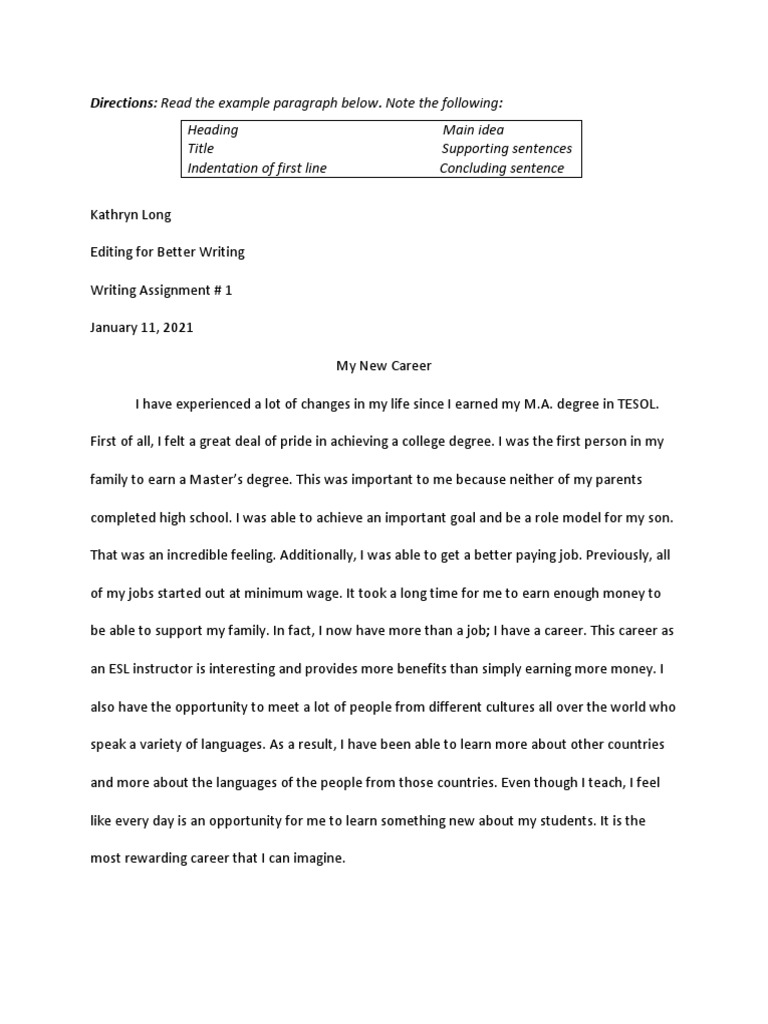 Paragraph Analysis - Moodle | PDF