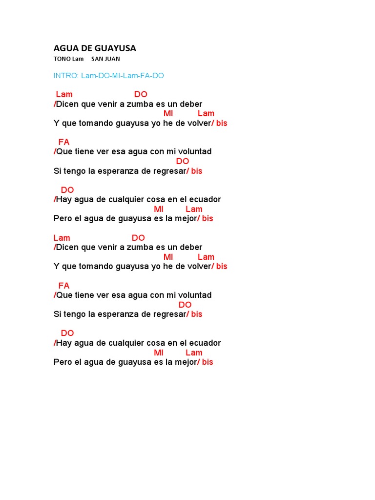 Agua de Guayusa | PDF