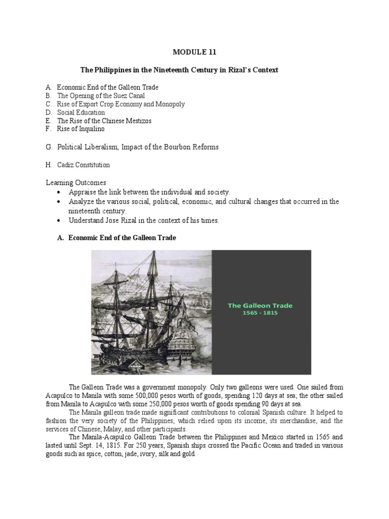 MODULE-2 Life and Works of Rizal | PDF | Suez Canal | Philippines