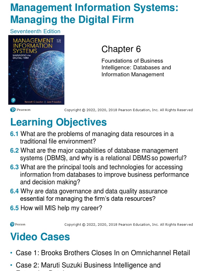 Laudon Mis17 PPT Ch06 | PDF | Databases | Relational Database