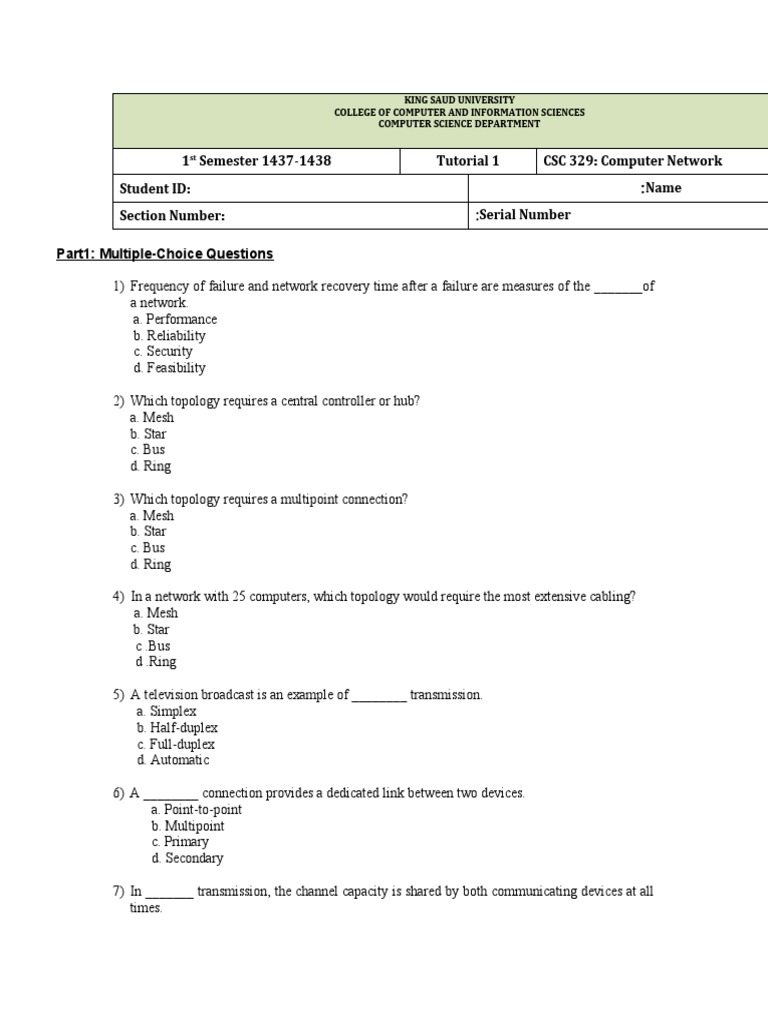 Analysis of Network Topologies, Protocols and Layers Based on a ...