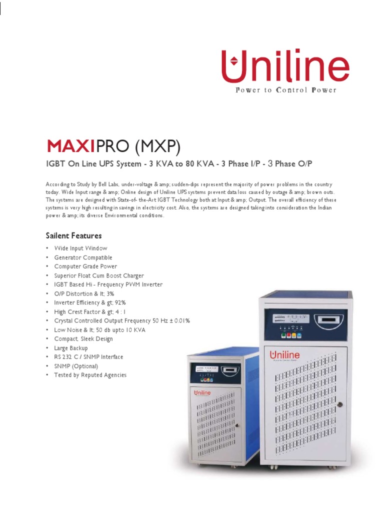 Maxipro New | PDF | Power Inverter | Mains Electricity