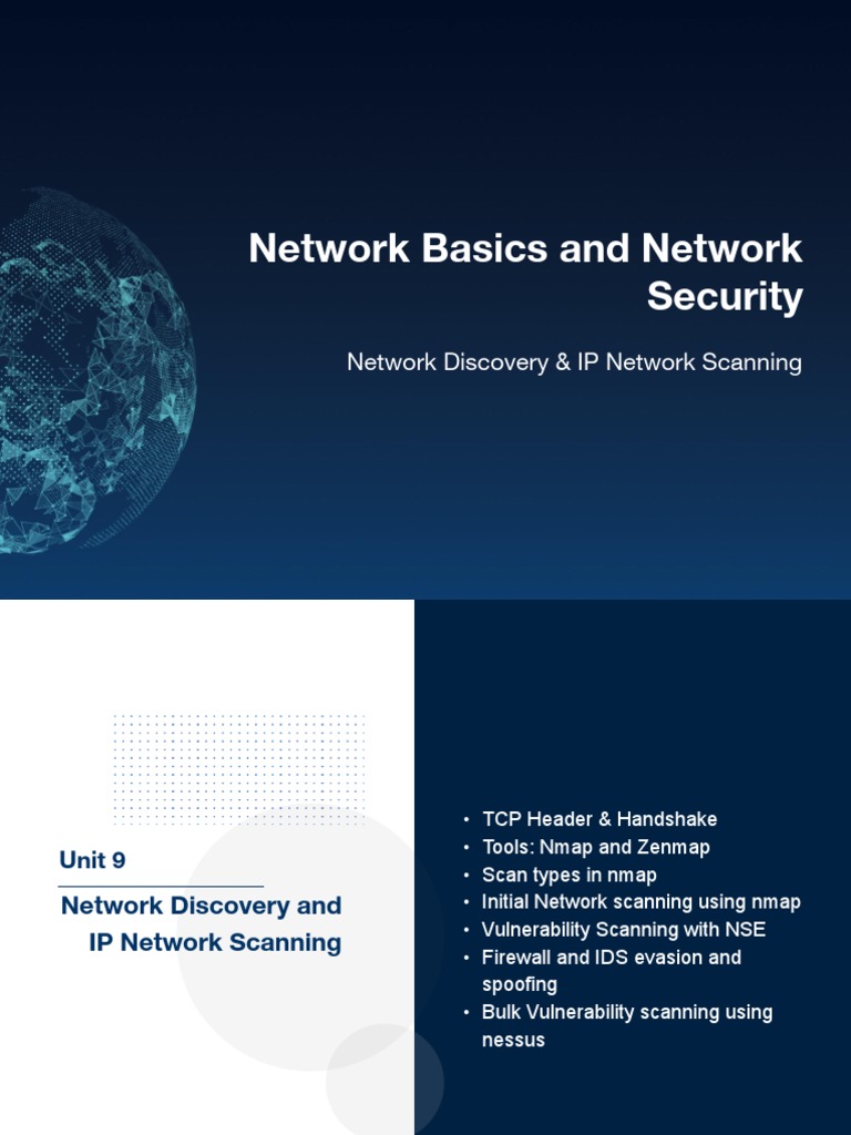 9 Network Discovery and Network Security | PDF | Transmission Control Protocol | Port (Computer ...