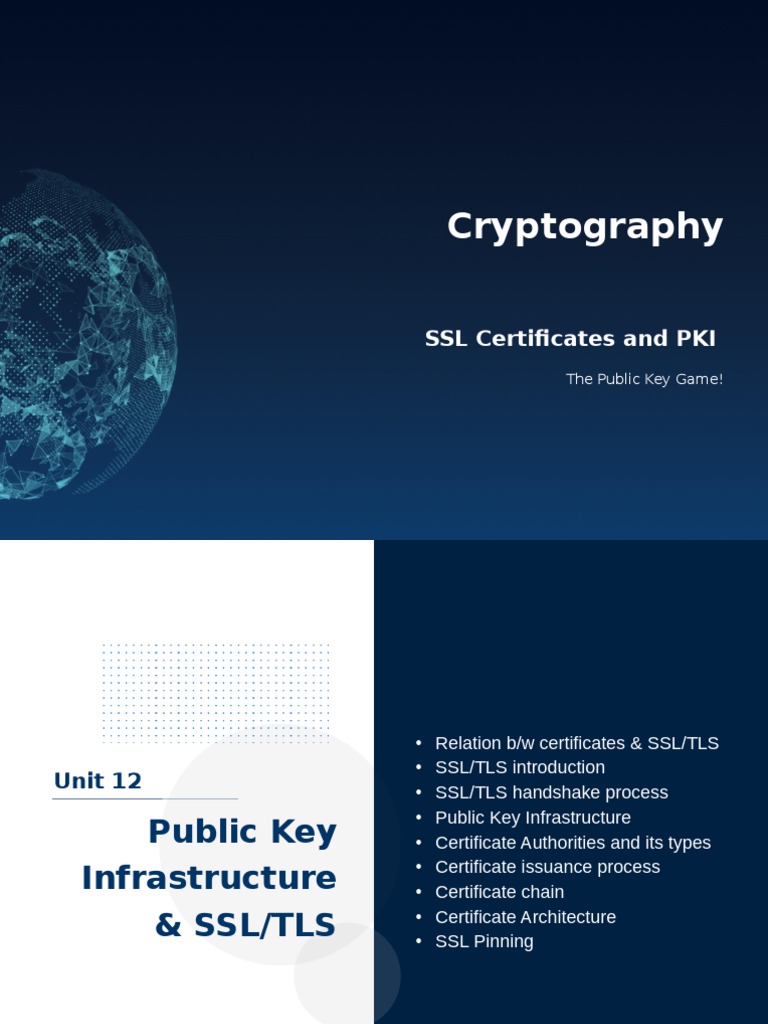 12 Ssl Certificates And Pki Pdf