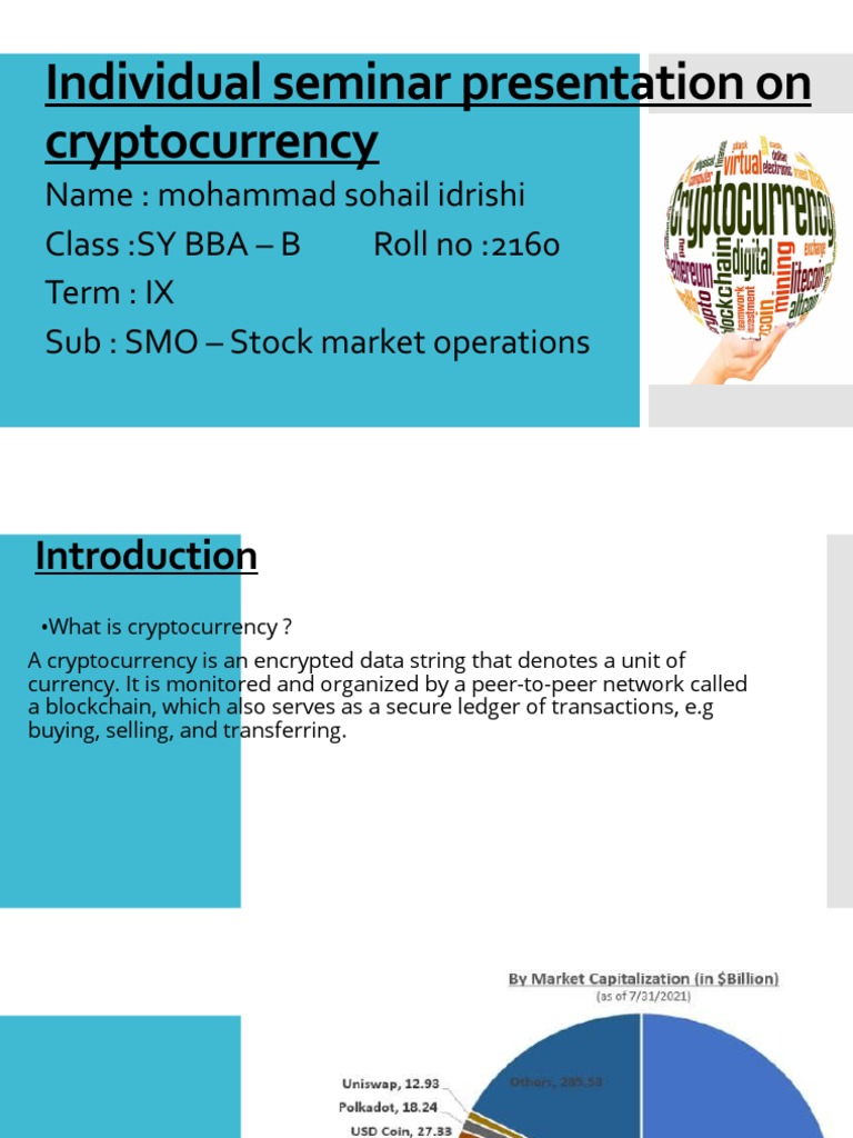 Overview of Cryptocurrency Basics | PDF