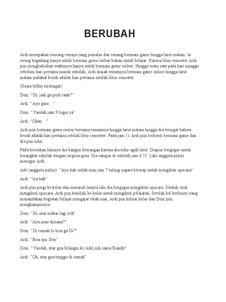 Drama Indo Final Version | PDF