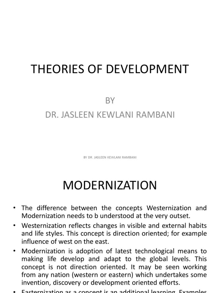 PDF THEORIES OF DEVELOPMENT | PDF | World Systems Theory | Economies