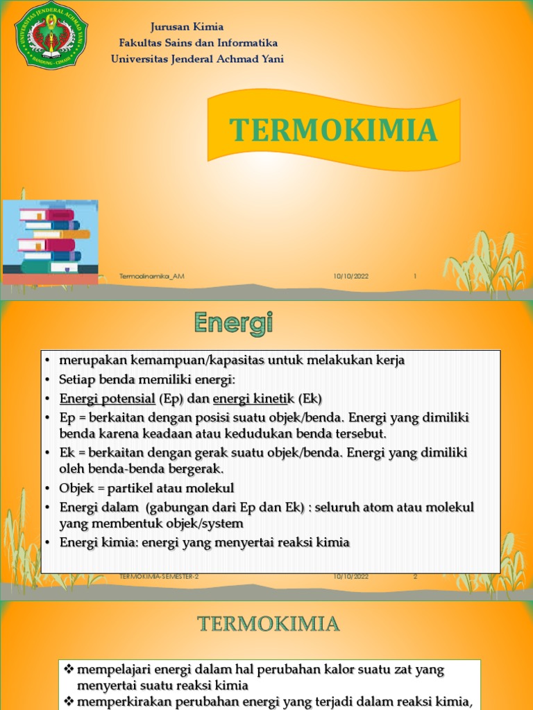 Termokimia 1 | PDF