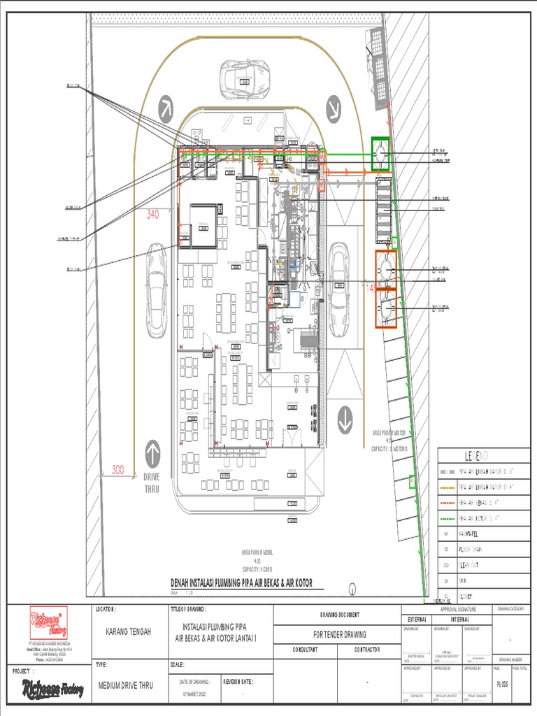 7.denah Instalasi Plumbing Pipa Air Bekas & Air Kotor | PDF