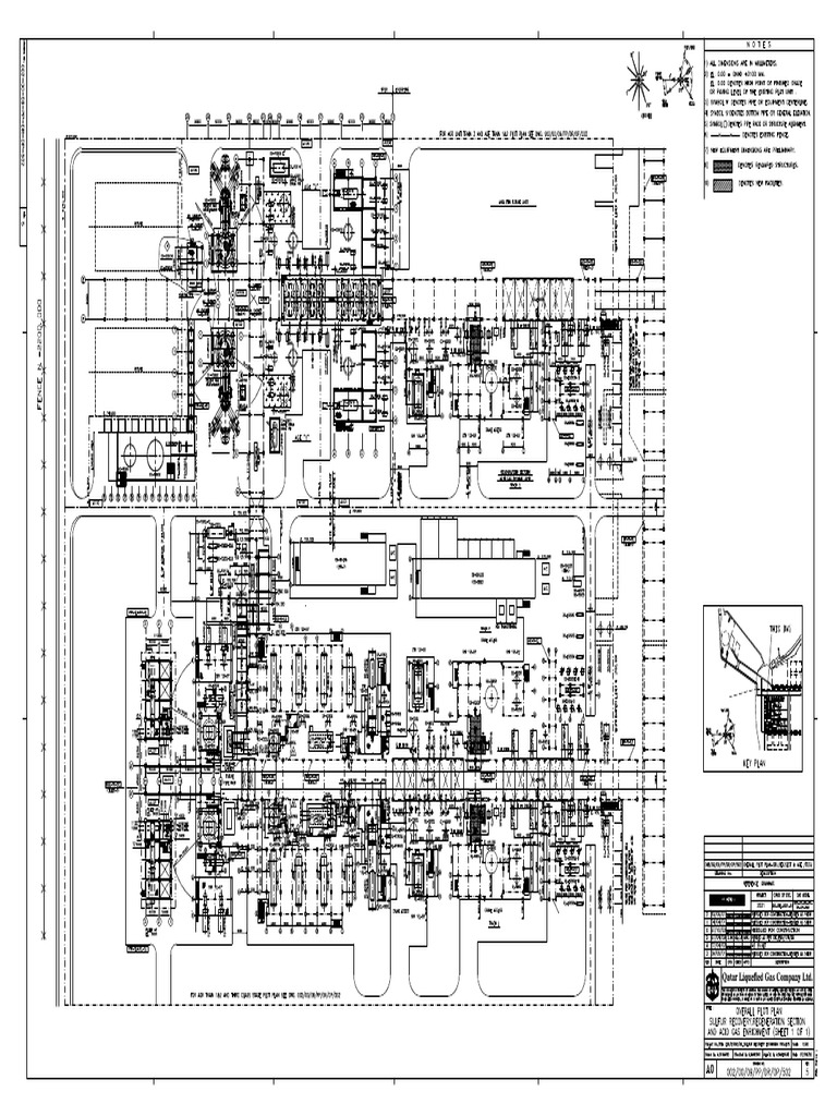 002 00 09 PP DR Op 502 0001 0 Overall Plot Plan Sru Acid Gas Enrichment Effective | PDF