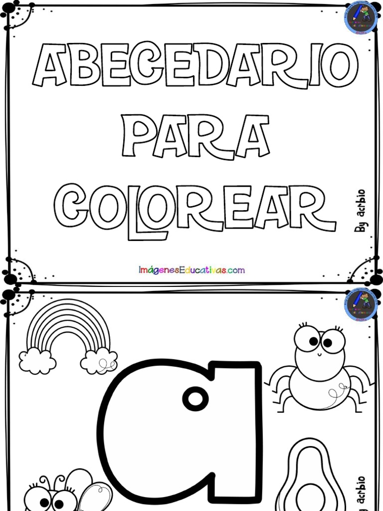 Abecedario para Colorear | PDF