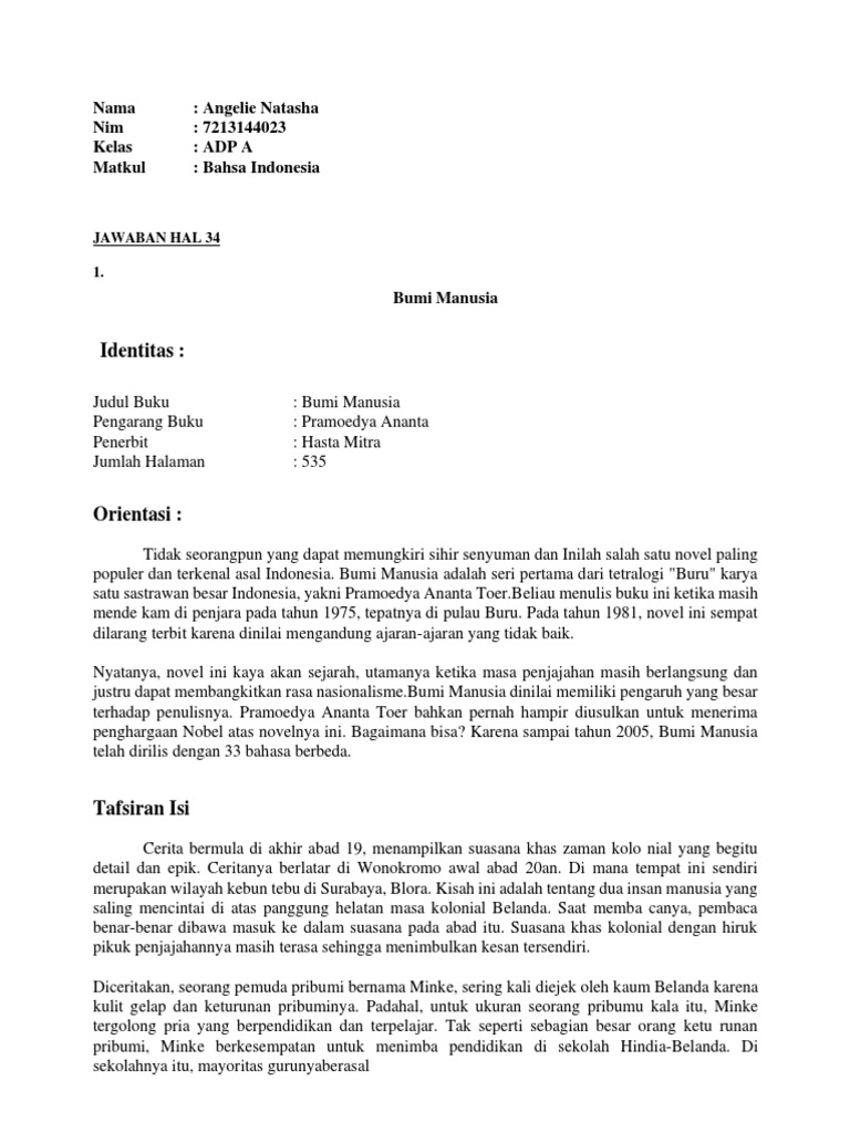 TR3 Bahasa Indonesia | PDF