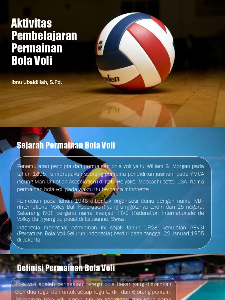 Aktivitas Pembelajaran Permainan Bola Voli | PDF