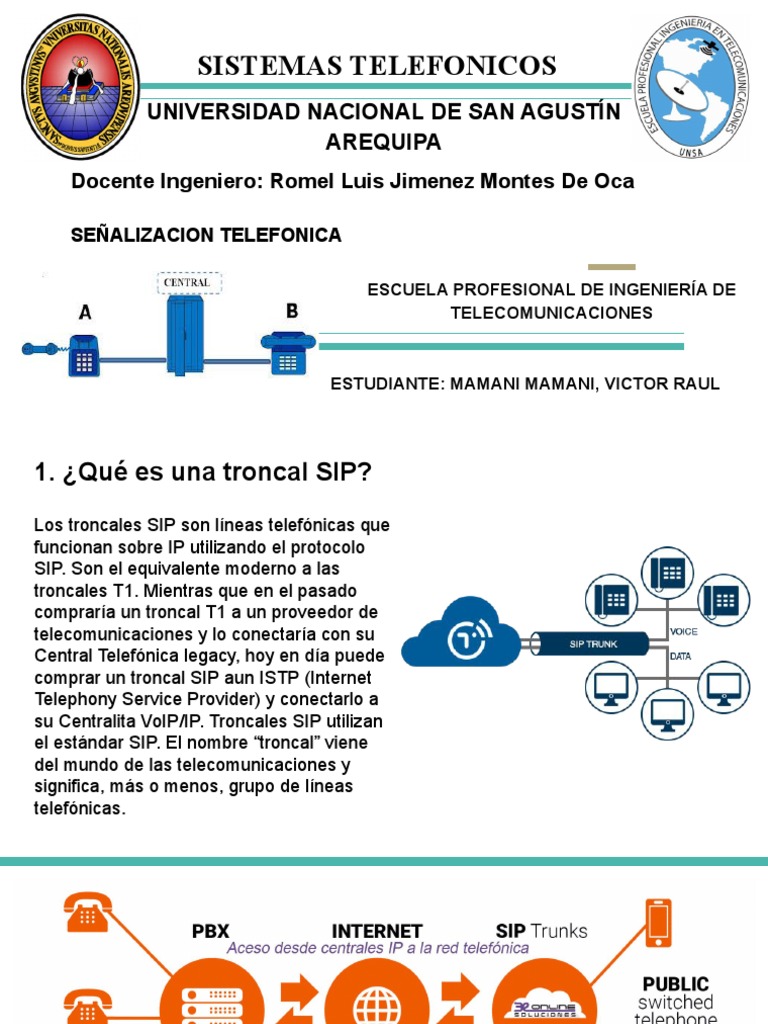 Trabajo 4 ST | PDF | Central telefónica | protocolo de Iniciacion de Sesion