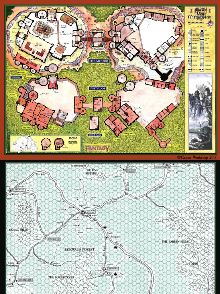 WFRP V1 - Campagne - The Enemy Within 2 - Death On The Reik - MAP | PDF