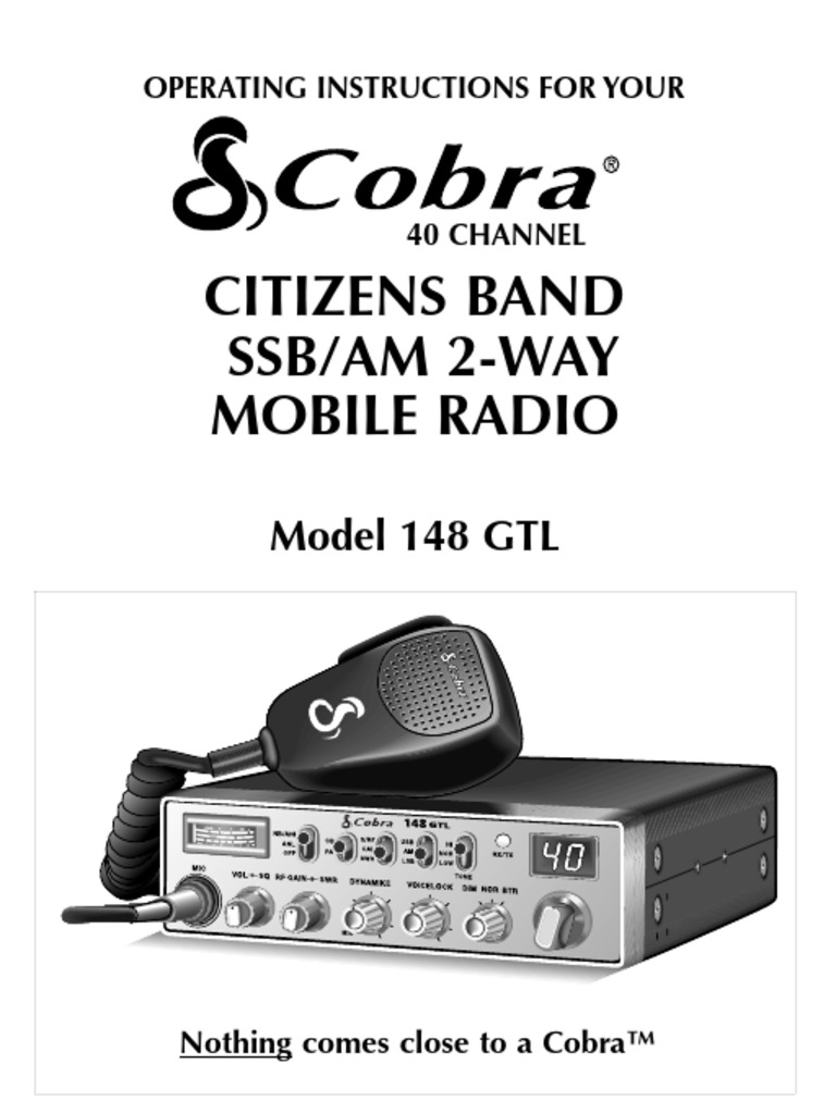 Manual 148GTLE Eng-Spa | PDF | Antenna (Radio) | Loudspeaker