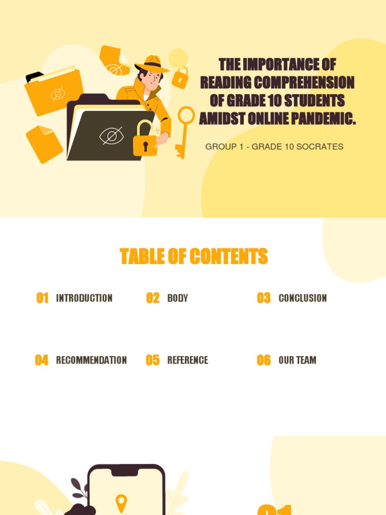 The Importance of Reading Comprehension of Grade 10 Students Amidst Online Pandemic. | PDF ...
