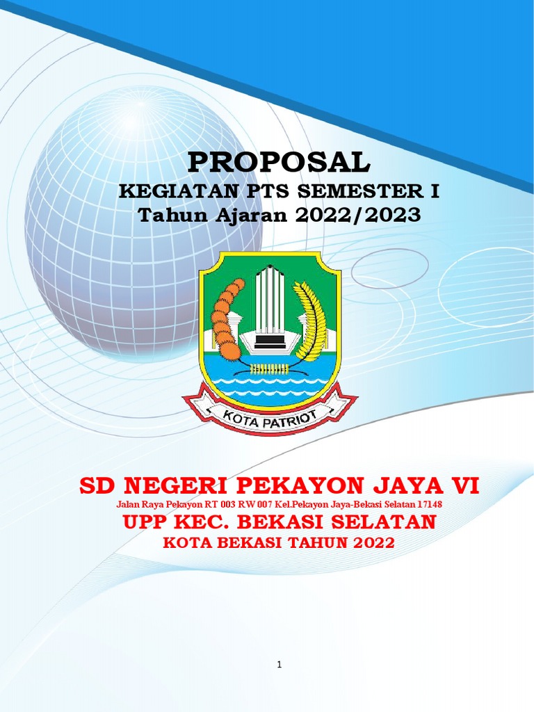 Proposal Kegiatan PTS SDN PJ 6 | PDF