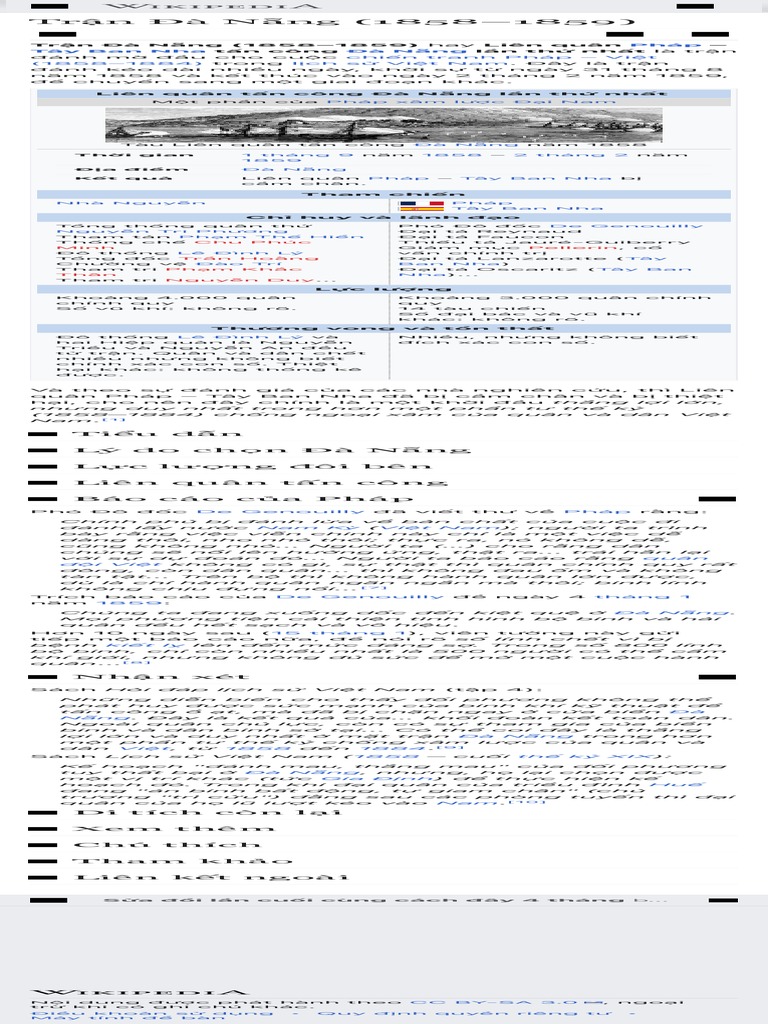 Trận Đà Nẵng (1858-1859) | PDF