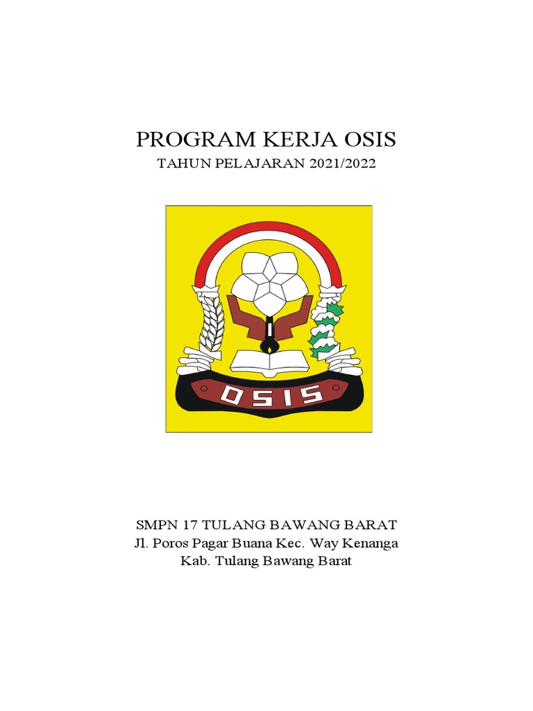 Program Kerja Osis | PDF