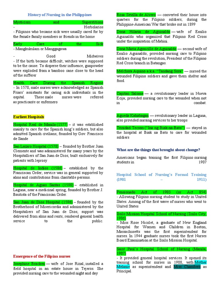 TFN Reviewer | PDF | Florence Nightingale | Rationalism