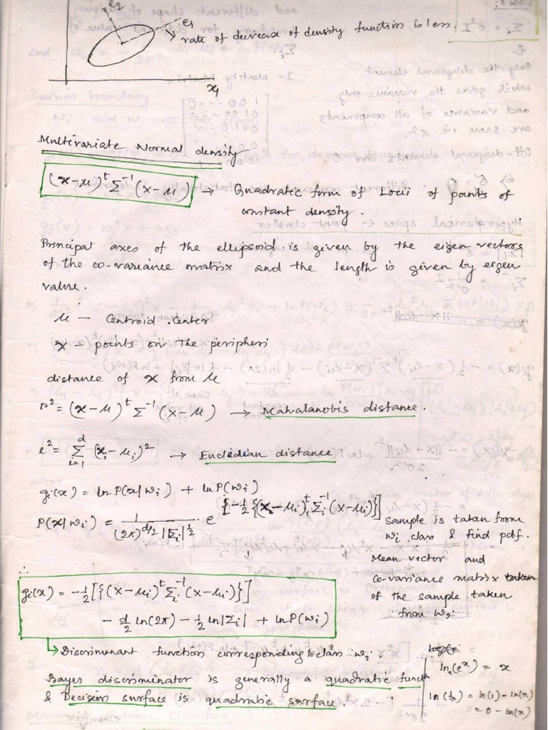 Bayes Decision Theory - Notes | PDF