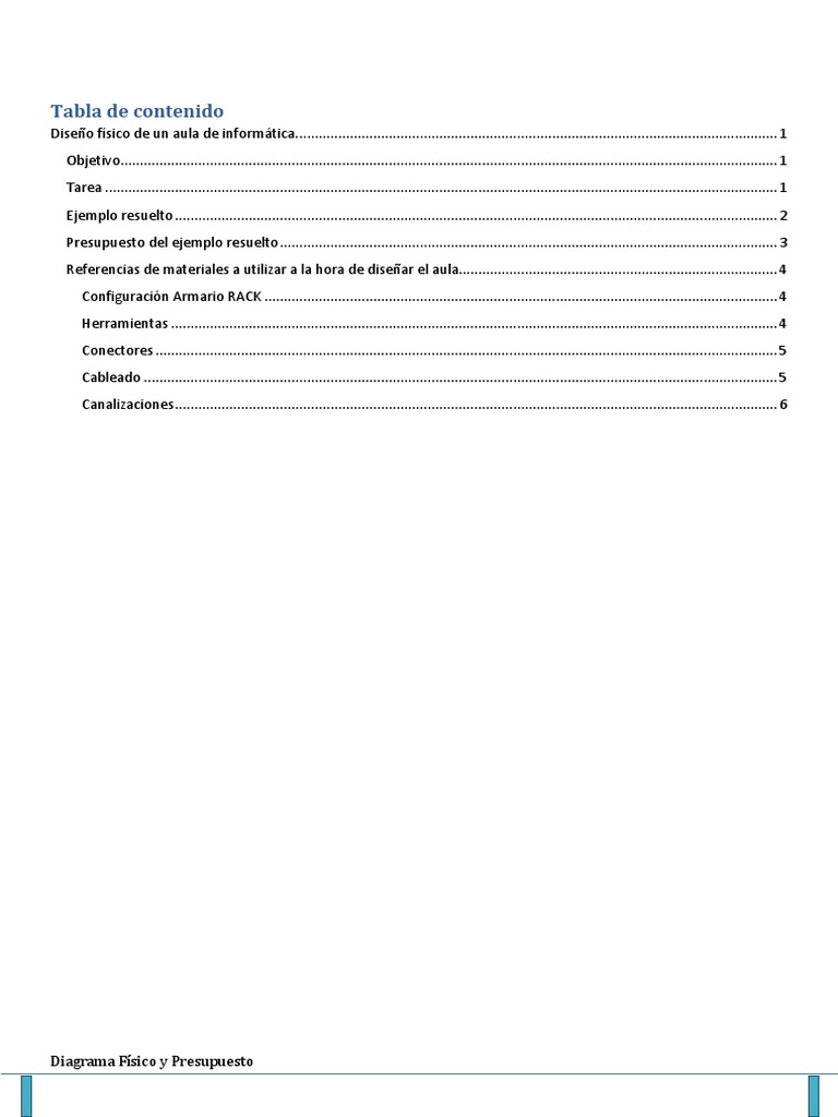 Diseño Fisico | PDF | Salón de clases | Diseño