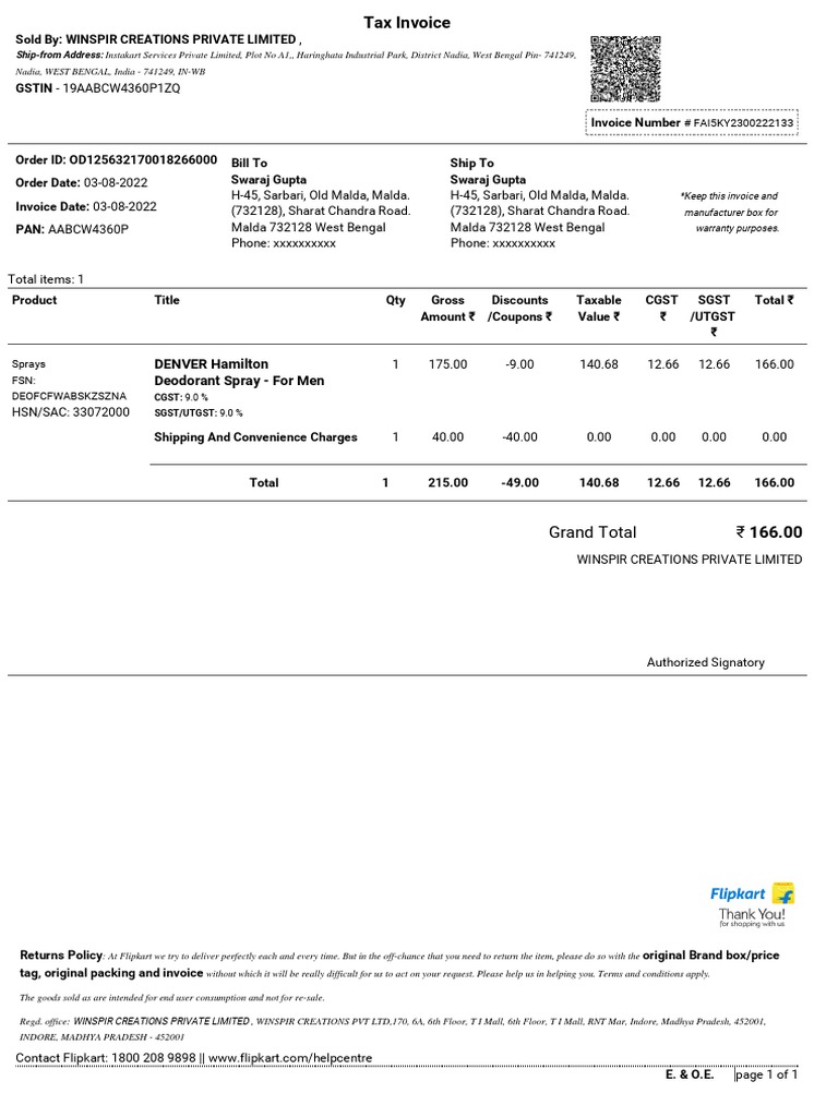 Od 125632170018266000 | PDF | Payments | Taxes