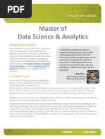 Omsa Analytics Curriculum Gridpdf | PDF | Analytics | Machine Learning