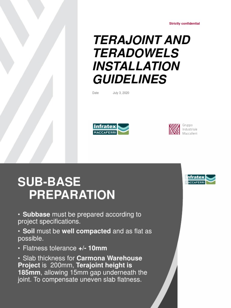 Peikko Terajoint and Teradowel Installation | PDF | Concrete | Screw