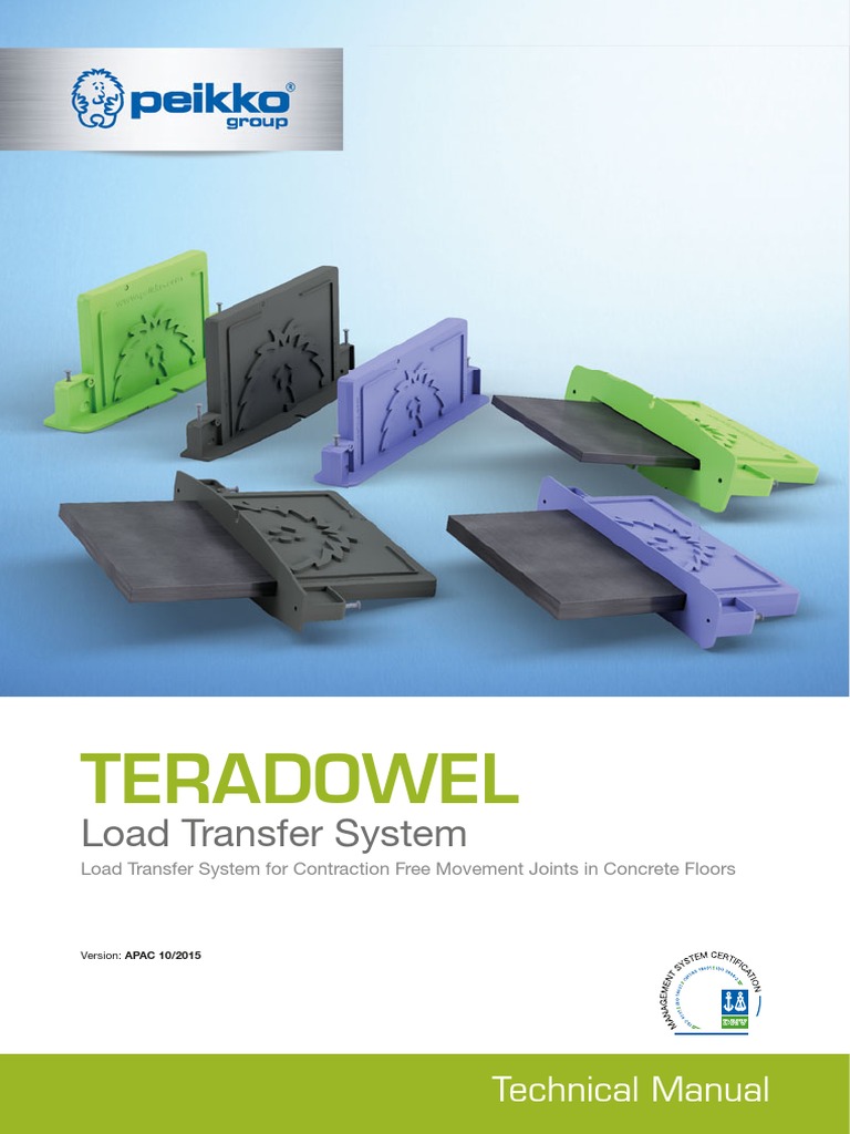 TERADOWEL APAC - Load Transfer System - Technical Manual | PDF ...