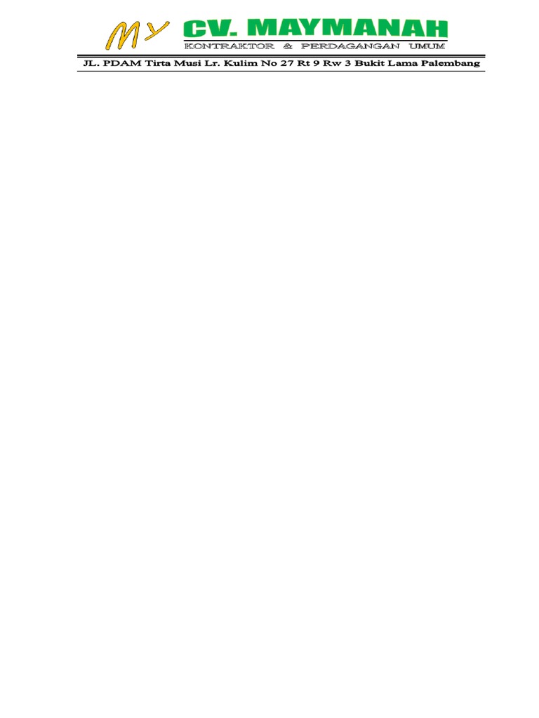 Kop CV Maymanah | PDF