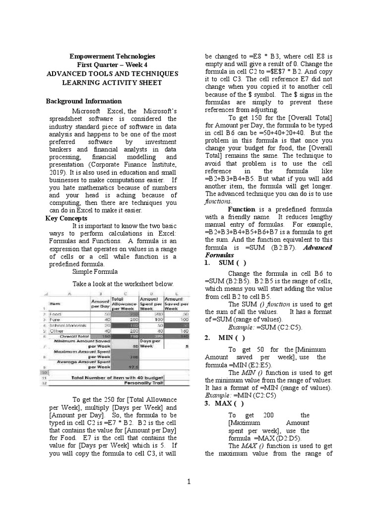 EMPOWERMENT-TECHNOLOGIES WEEK4 4-Pages | PDF