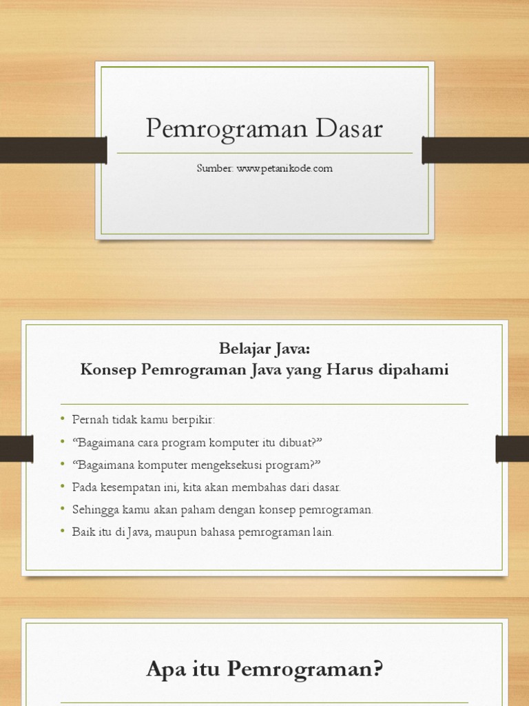 Full Teori Pemrograman Dasar | PDF