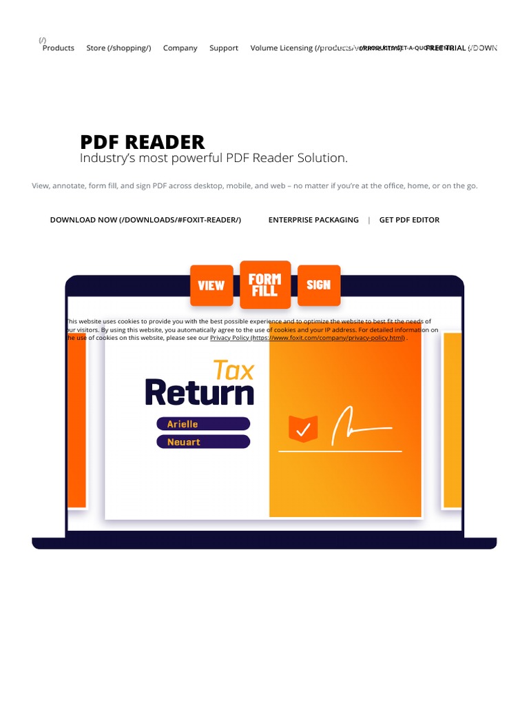 Free PDF Reader & Viewer - Online Download - Foxit Software | PDF ...