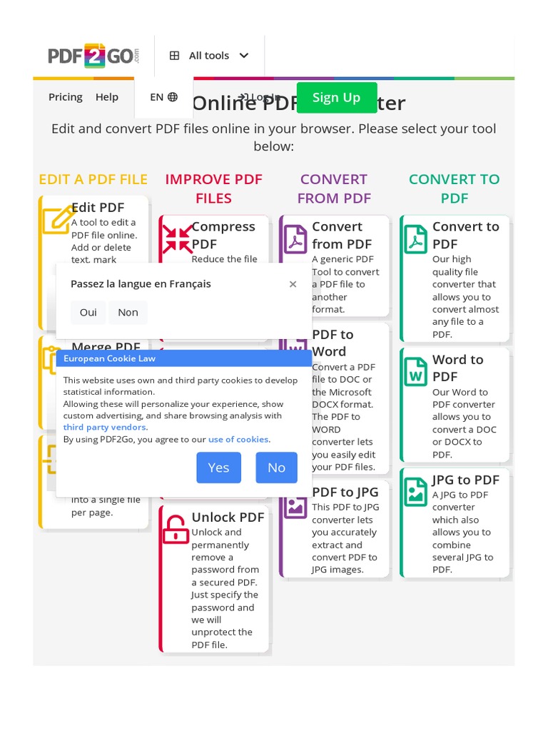 Online PDF Converter - Edit, Rotate and Compress PDF Files | PDF ...