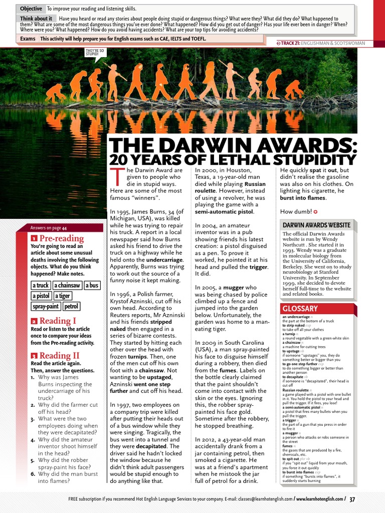 The Darwin Awards | PDF